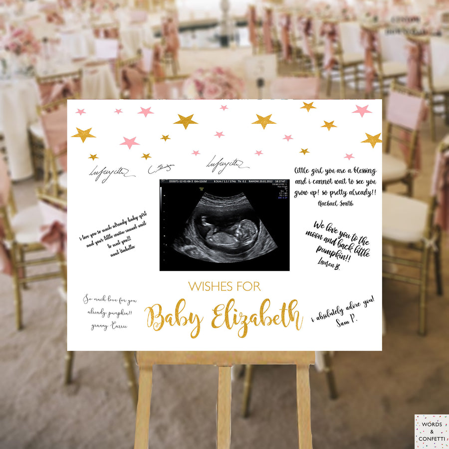Baby Shower Guest Book Signs – MILKY PAPERIE